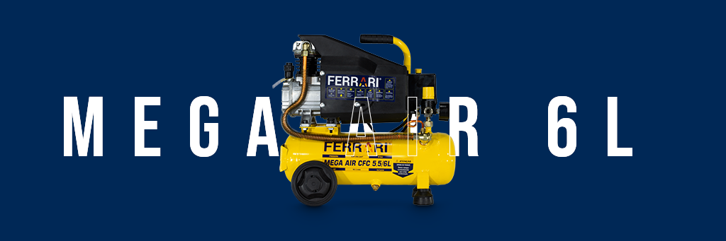 Compressores Ferrari Mega Air, a nova linha que vai te surpreender